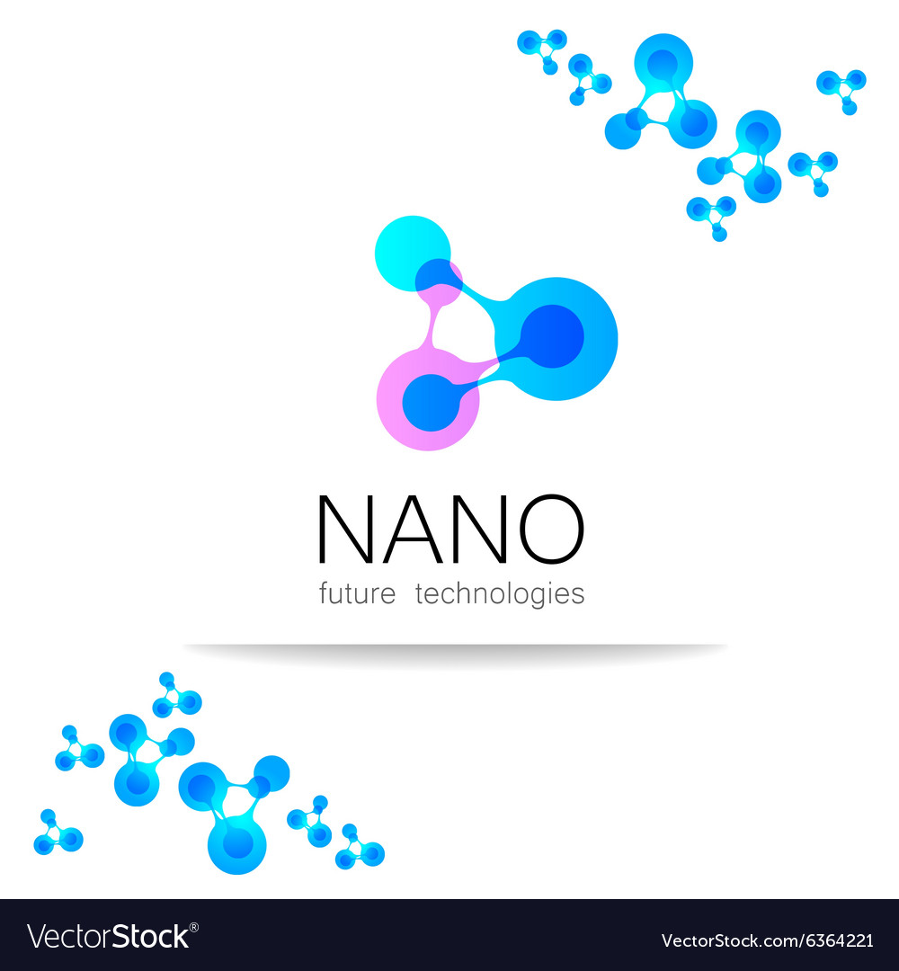 Nano logo Royalty Free Vector Image - VectorStock
