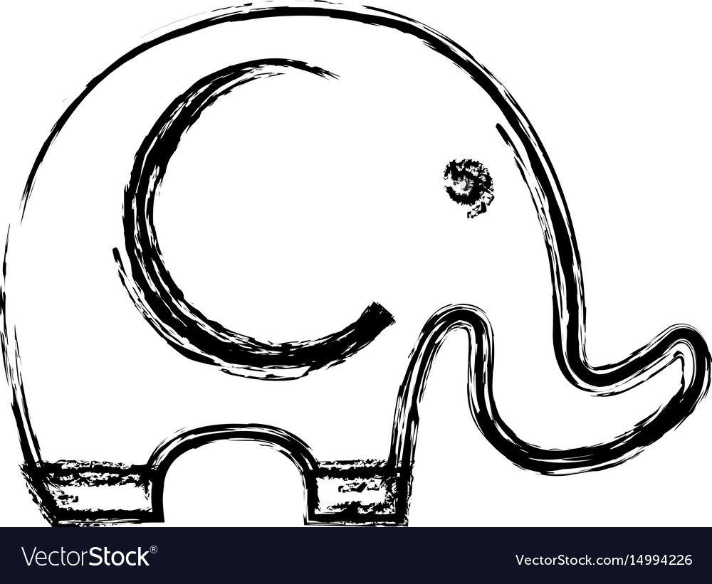 Cute elephant icon Royalty Free Vector Image - VectorStock