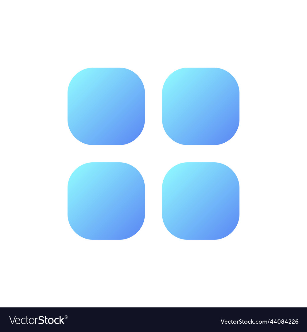 Select all items pixel perfect flat gradient Vector Image