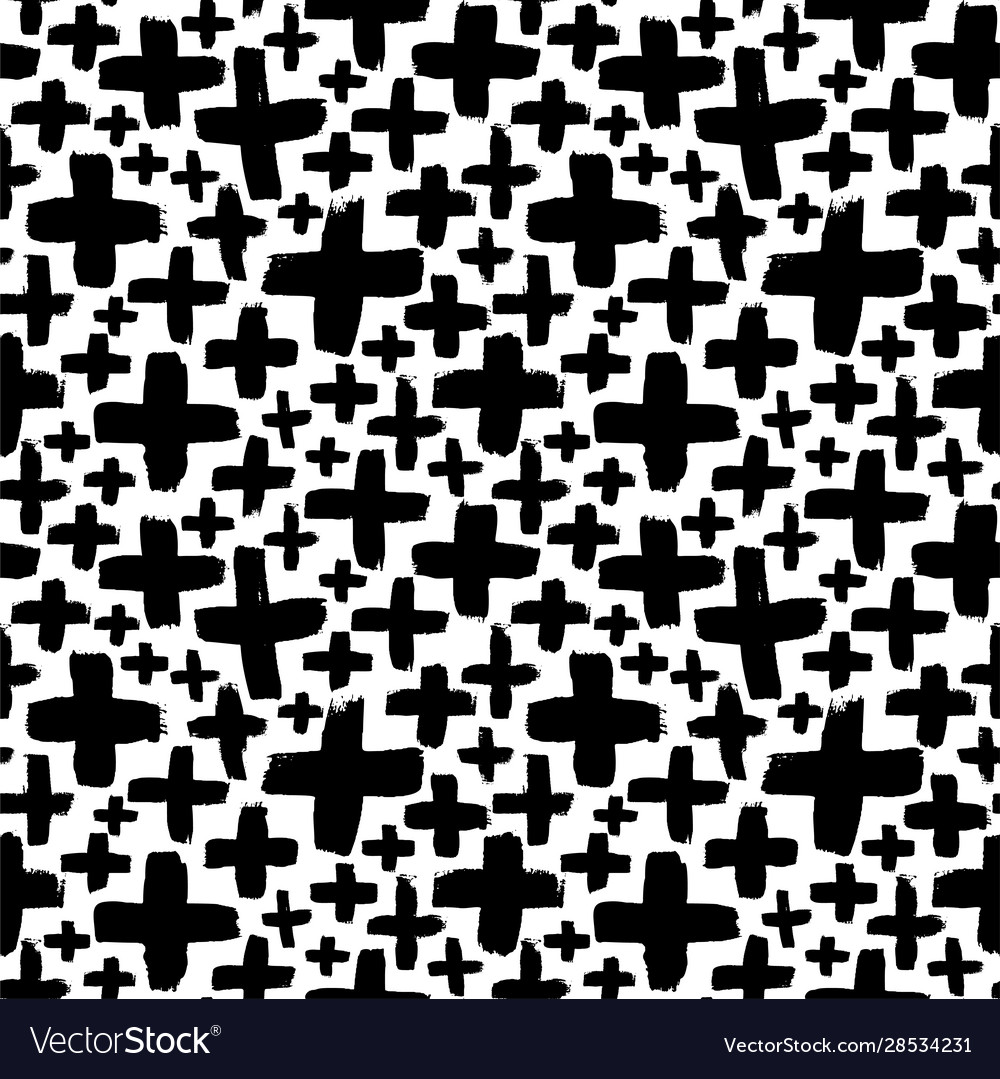 Crosses seamless pattern Royalty Free Vector Image