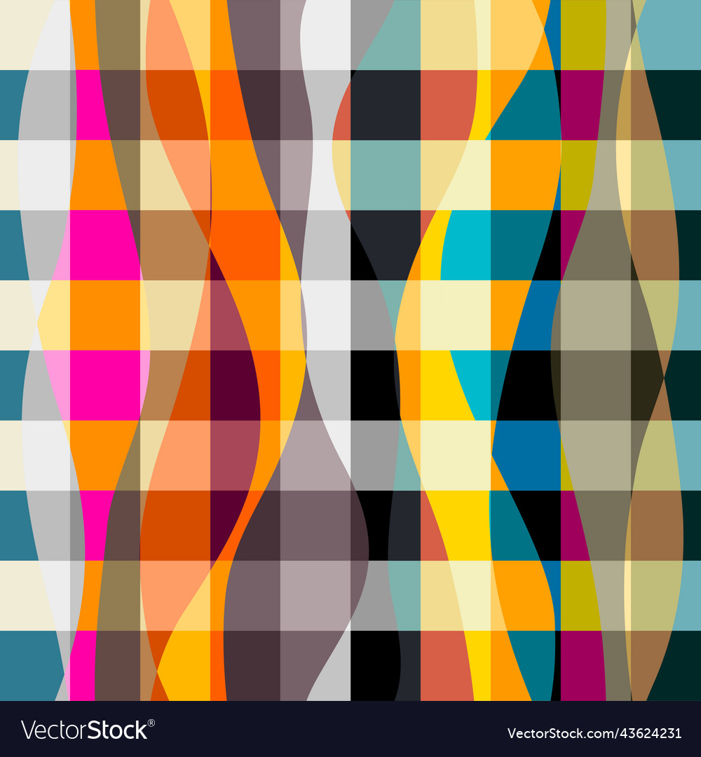 Geometric abstract pattern intersection style Vector Image