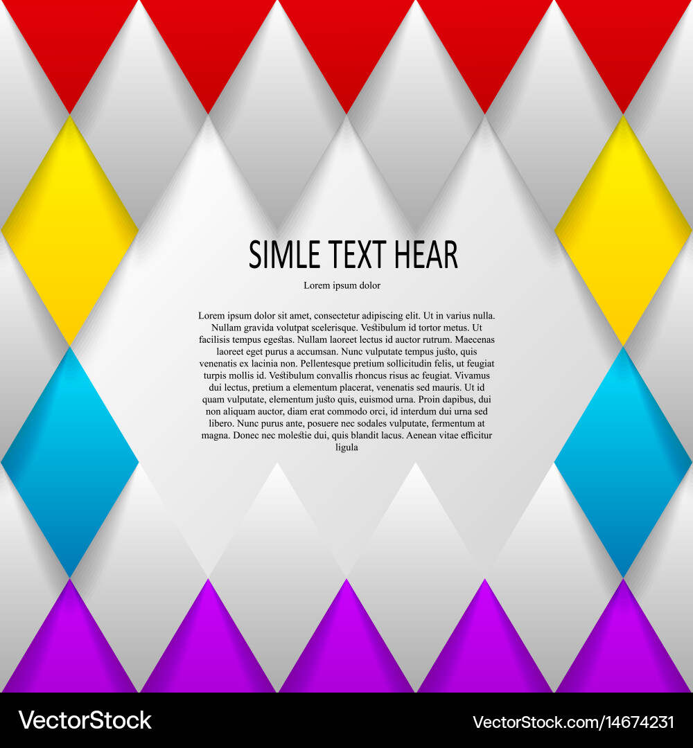 Set of quote forms template colorful Royalty Free Vector