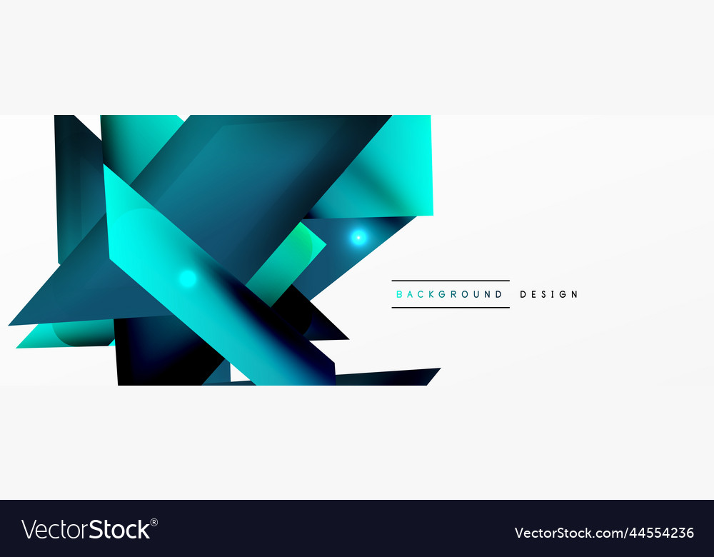 Abstract background simple color geometric shapes Vector Image