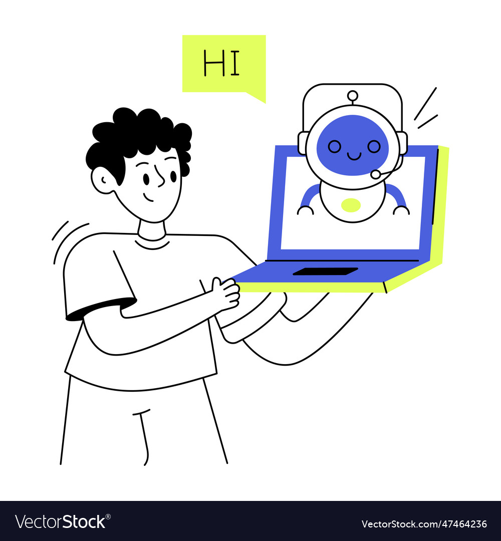 Automatic talk Royalty Free Vector Image - VectorStock