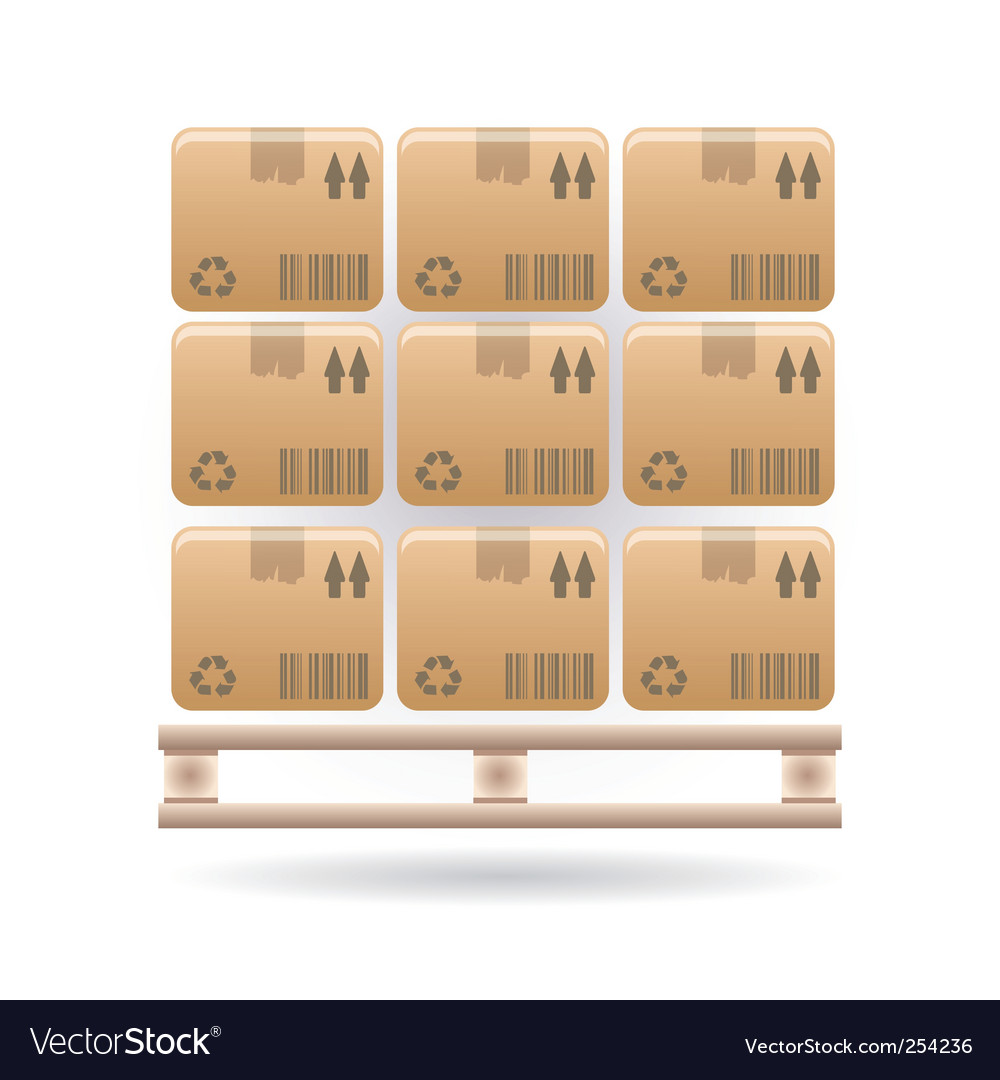 Boxes icon Royalty Free Vector Image - VectorStock