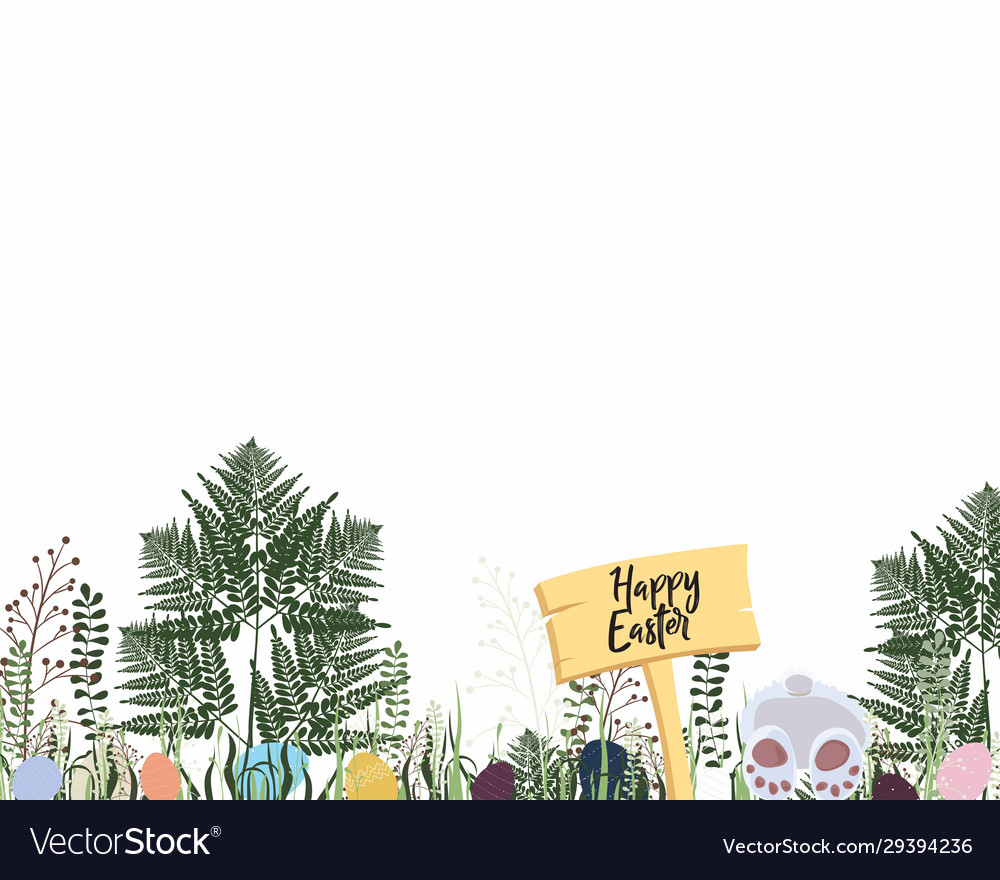 Template banner for easter or spring Royalty Free Vector