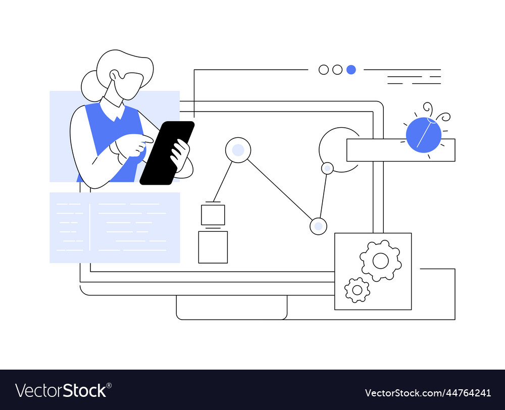 Automation Testing Abstract Concept Royalty Free Vector