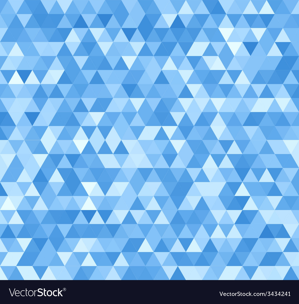Blue triangle abstract background Royalty Free Vector Image
