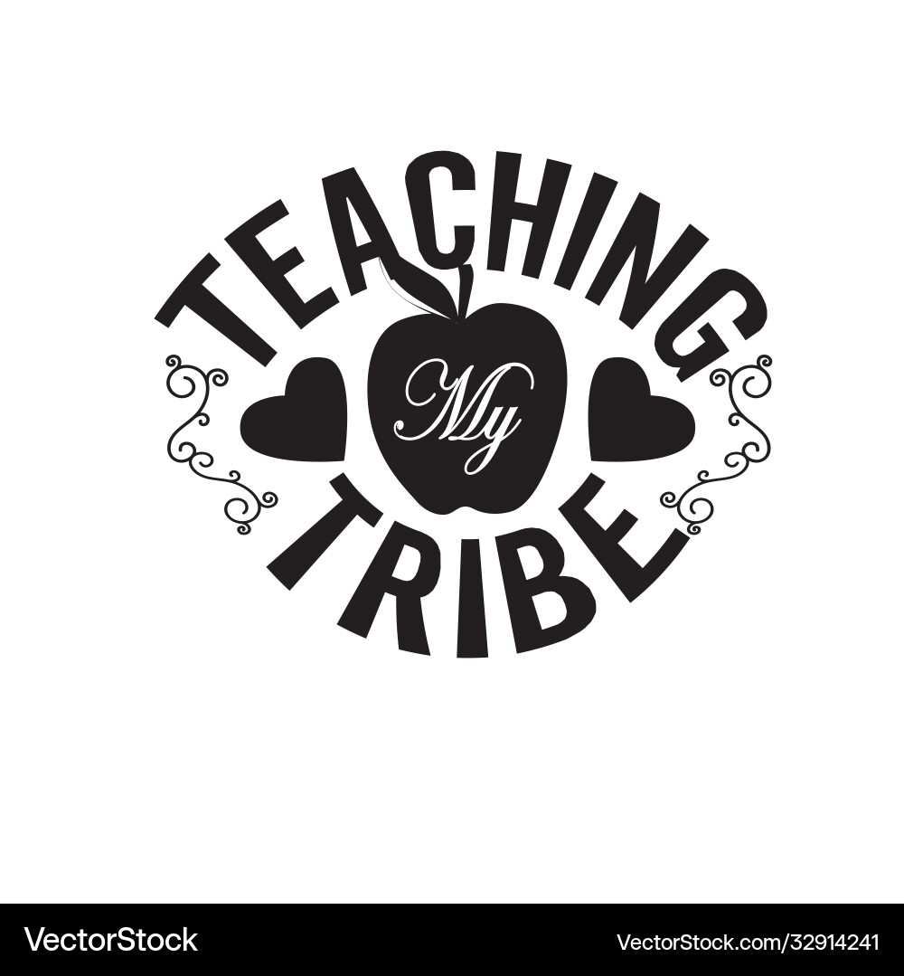 Teachers quotes and slogan good for tee teaching Vector Image