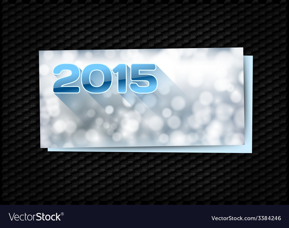 2015 Royalty Free Vector Image - VectorStock