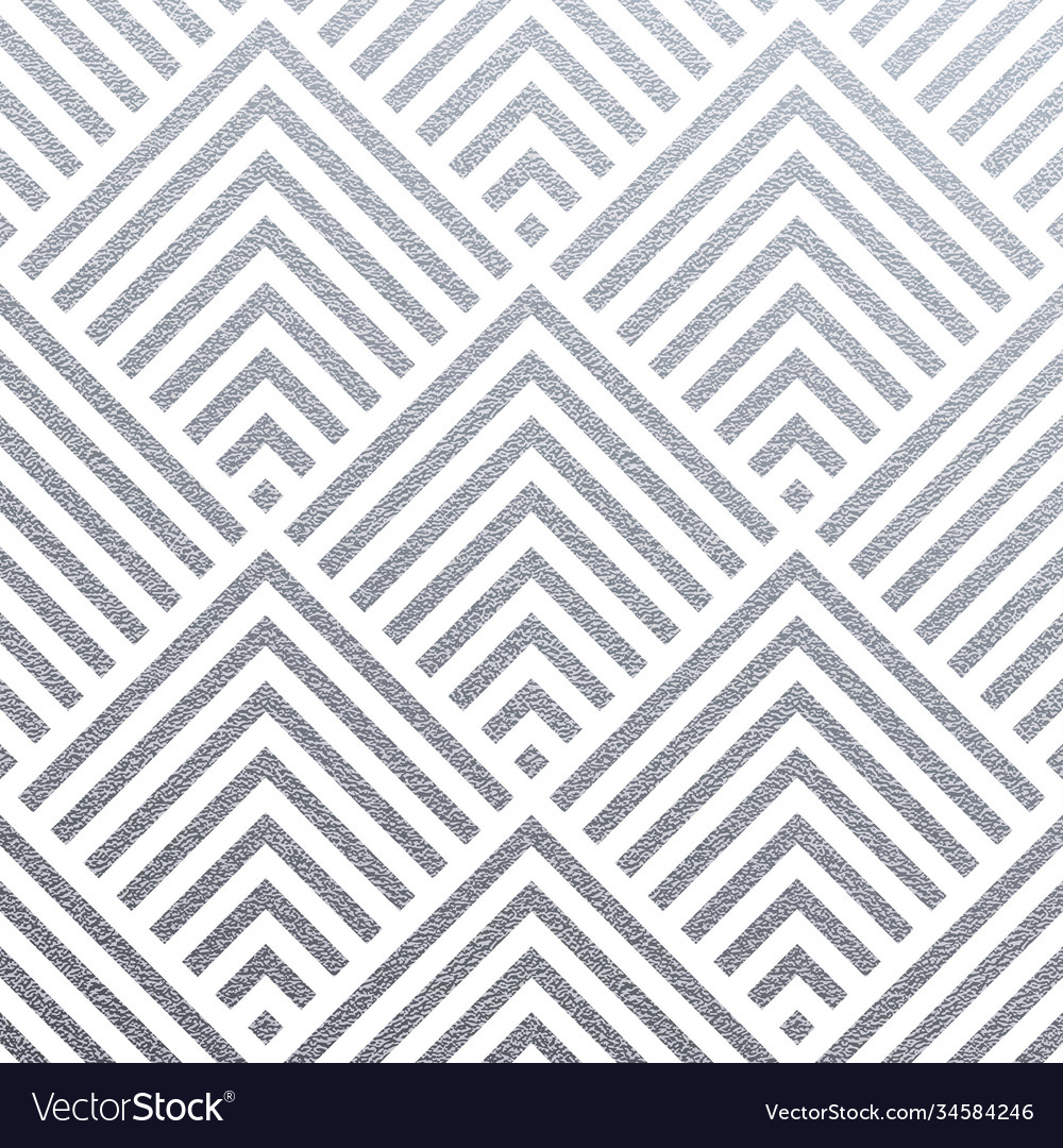 Abstract geometric silver pattern background Vector Image