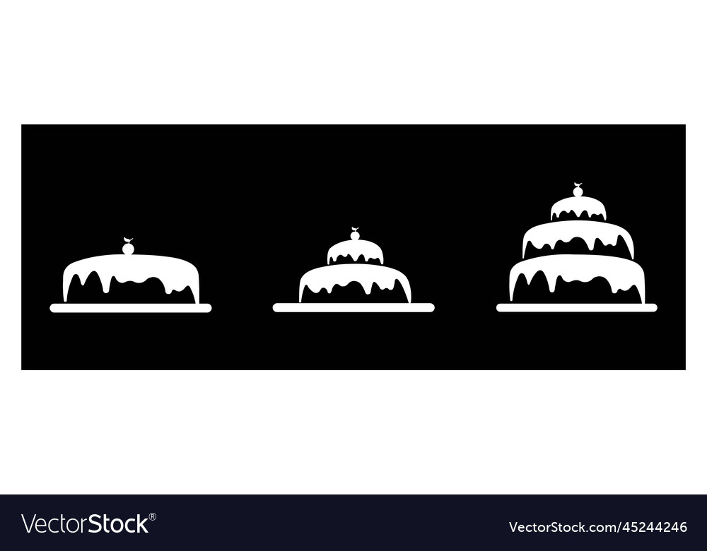 Cherry Cupcake Cream Royalty Free Vector Image