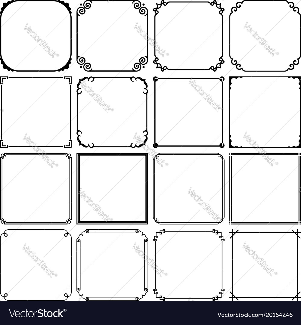 Frames Royalty Free Vector Image - VectorStock