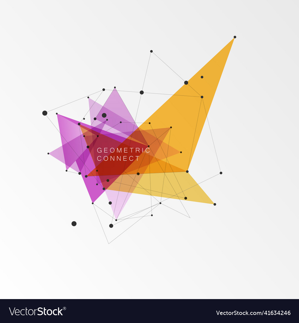 Geometric triangle background triangles Royalty Free Vector