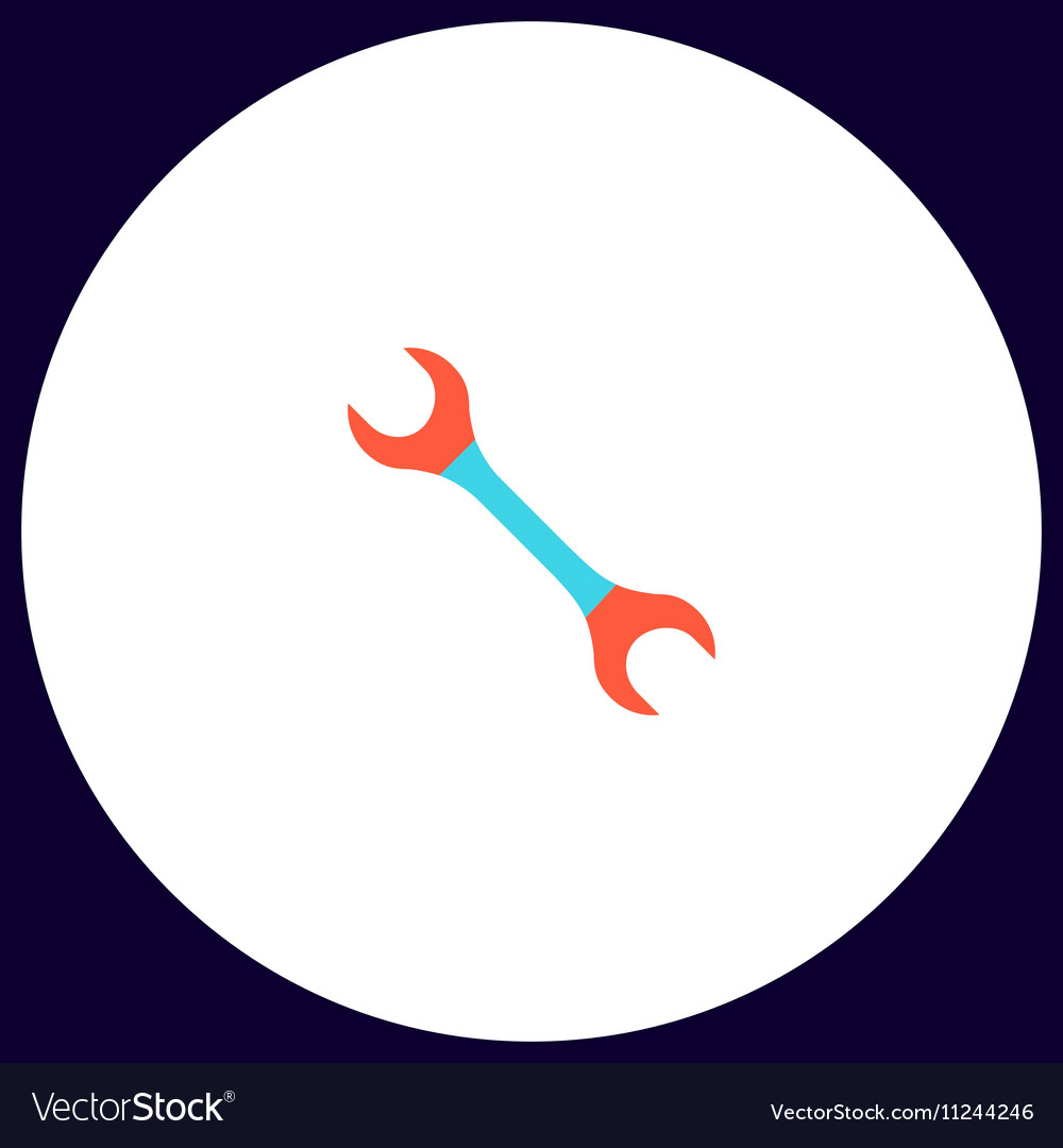 Spanner computer symbol Royalty Free Vector Image