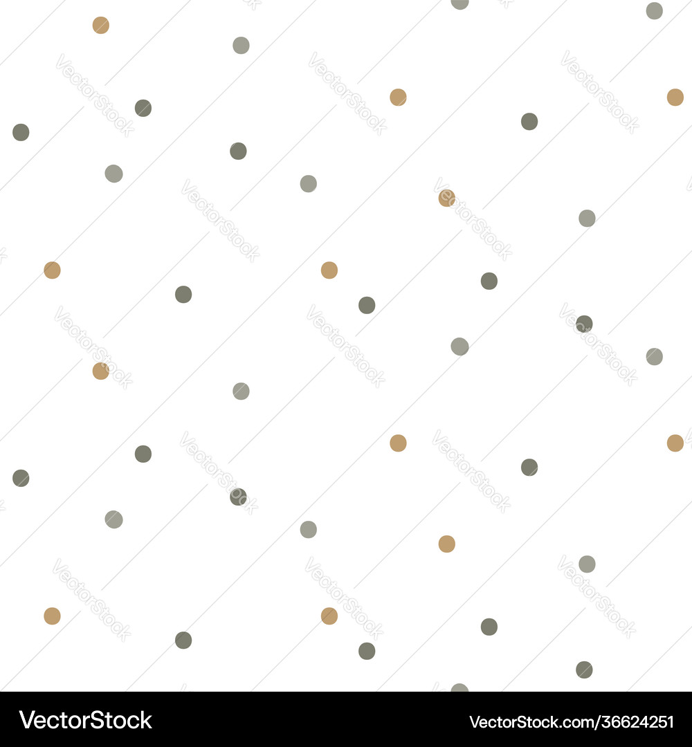 Confetti dot shapes seamless pattern background Vector Image
