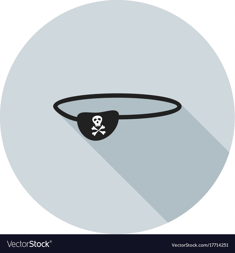 Eye patch Royalty Free Vector Image - VectorStock