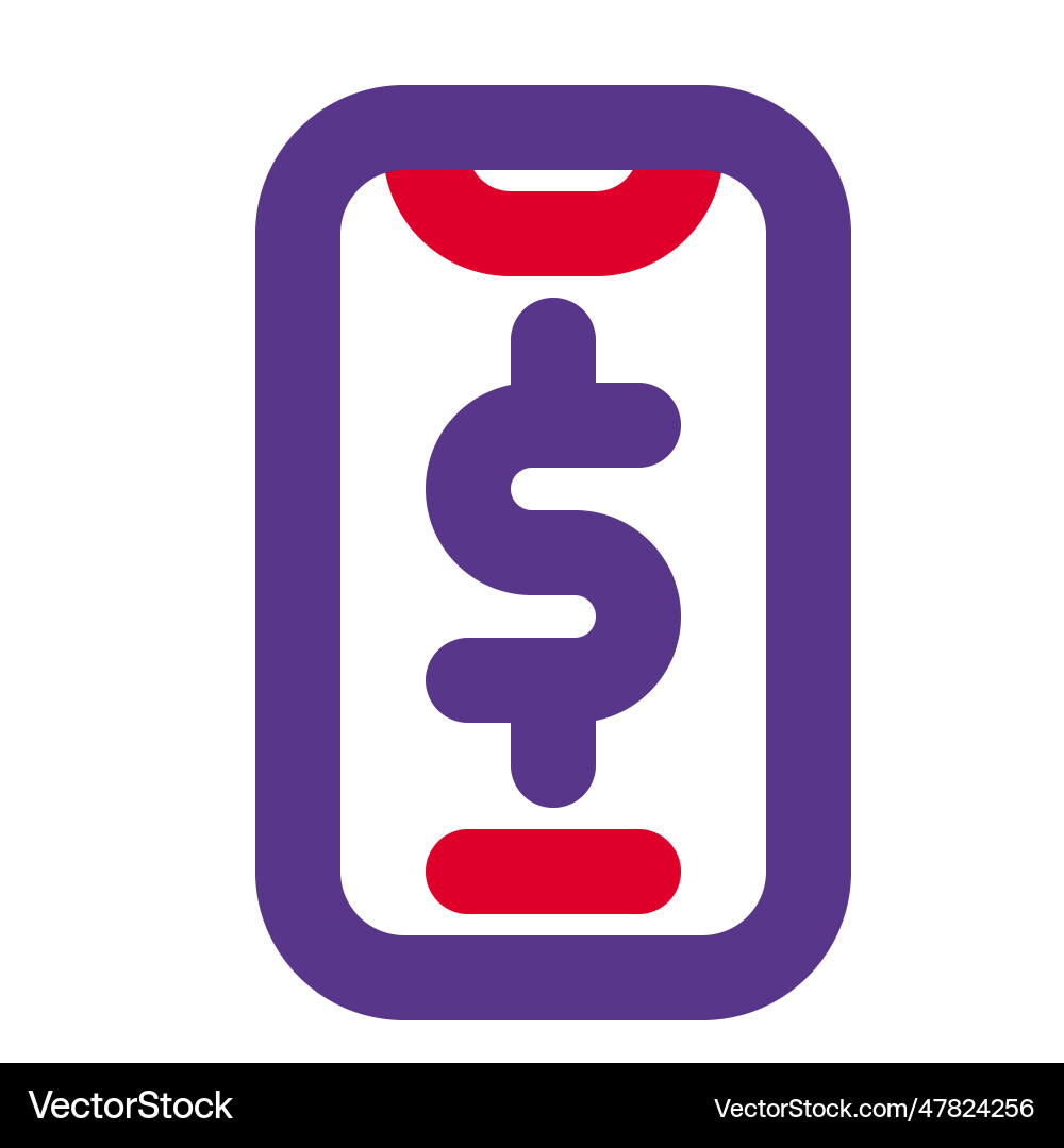E-money a digital or online currency Royalty Free Vector