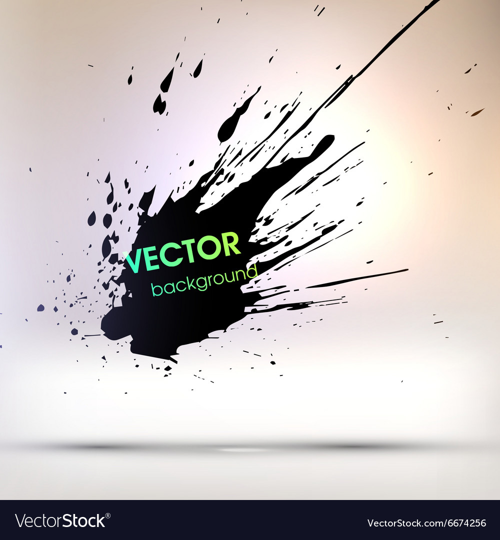 Paint splash background Royalty Free Vector Image