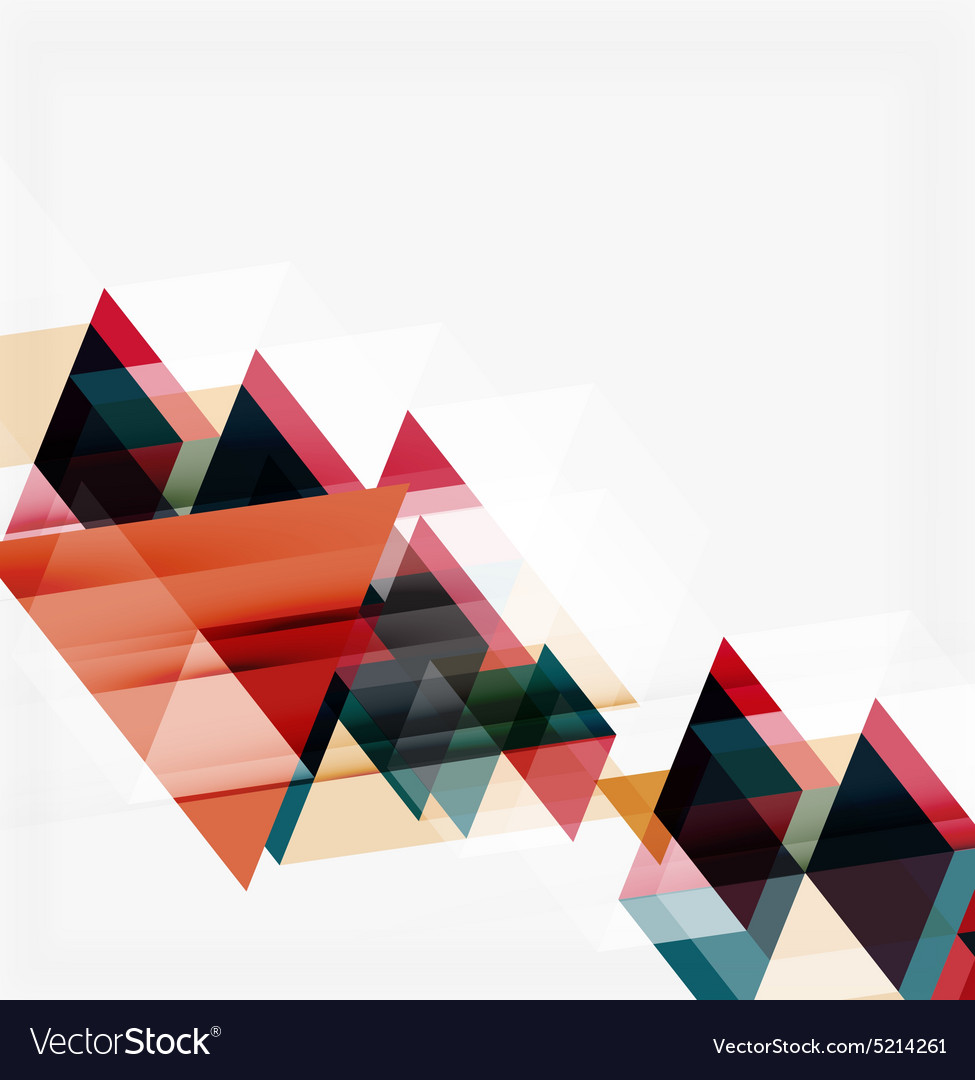 Abstract geometric background modern overlapping Vector Image