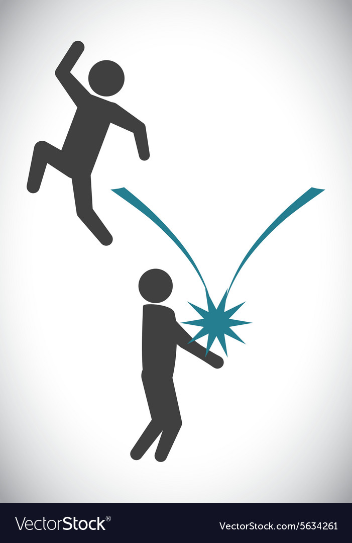 Jumping design Royalty Free Vector Image - VectorStock