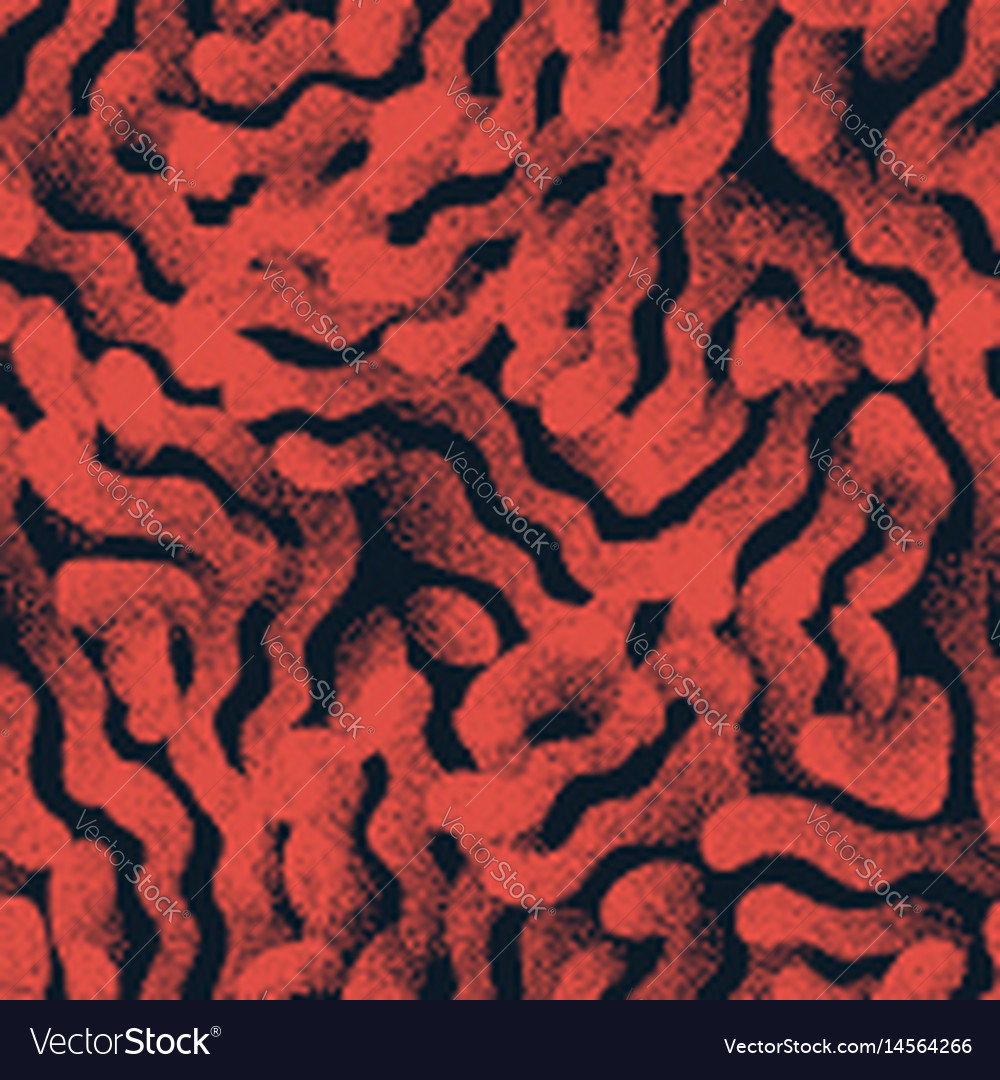 Abstract Stippled Weird Seamless Pattern Vector Image