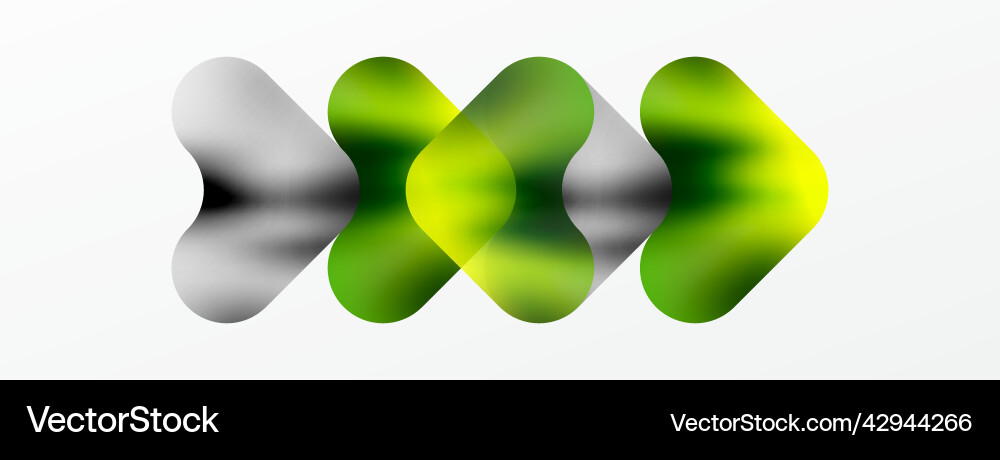 Round shapes and circle geometric abstract Vector Image