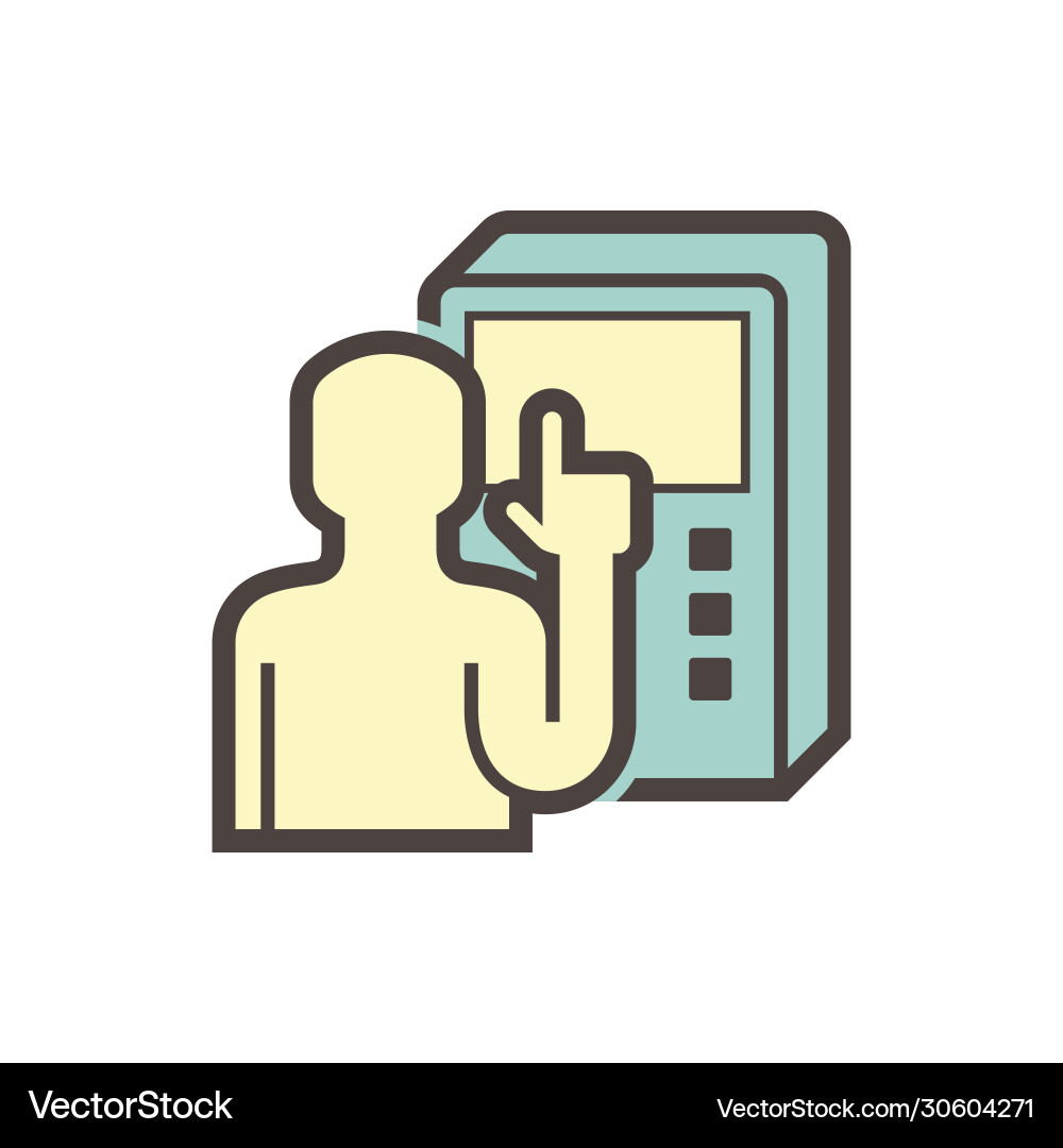 Concrete testing icon Royalty Free Vector Image