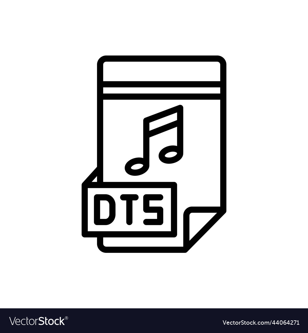 Dts Royalty Free Vector Image - VectorStock