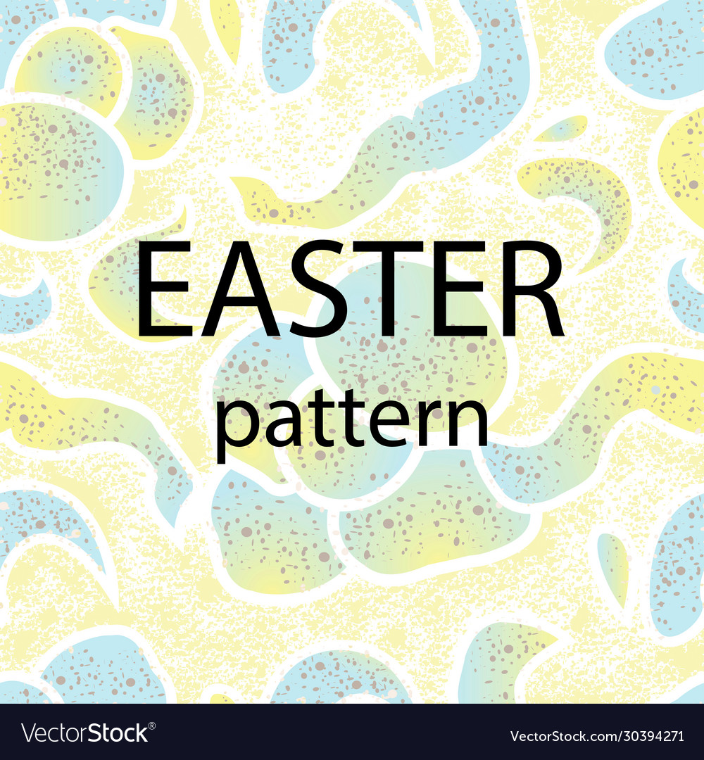 Easter seamless texture abstract tender pattern Vector Image