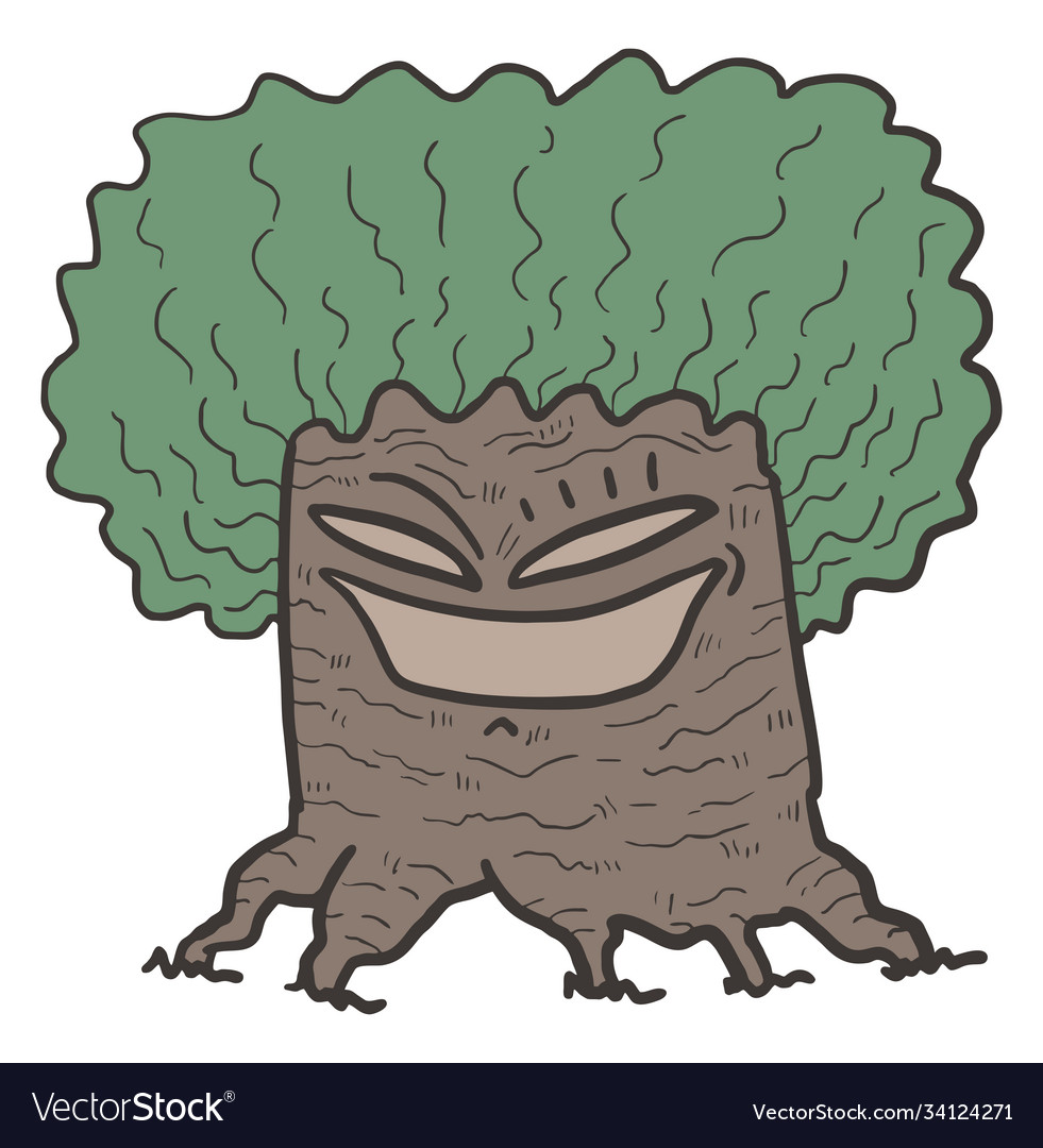 Joke tree Royalty Free Vector Image - VectorStock