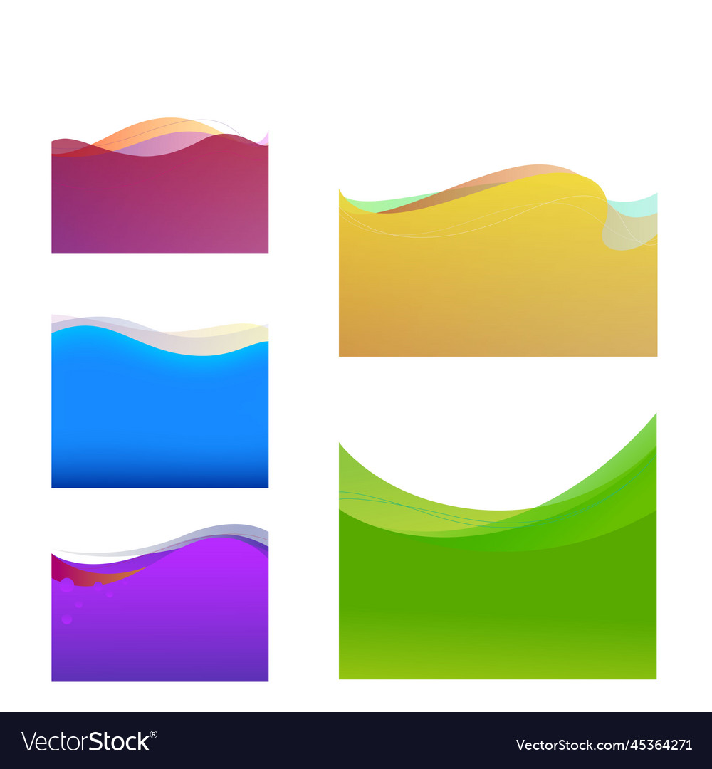 Modern shape gradient Royalty Free Vector Image