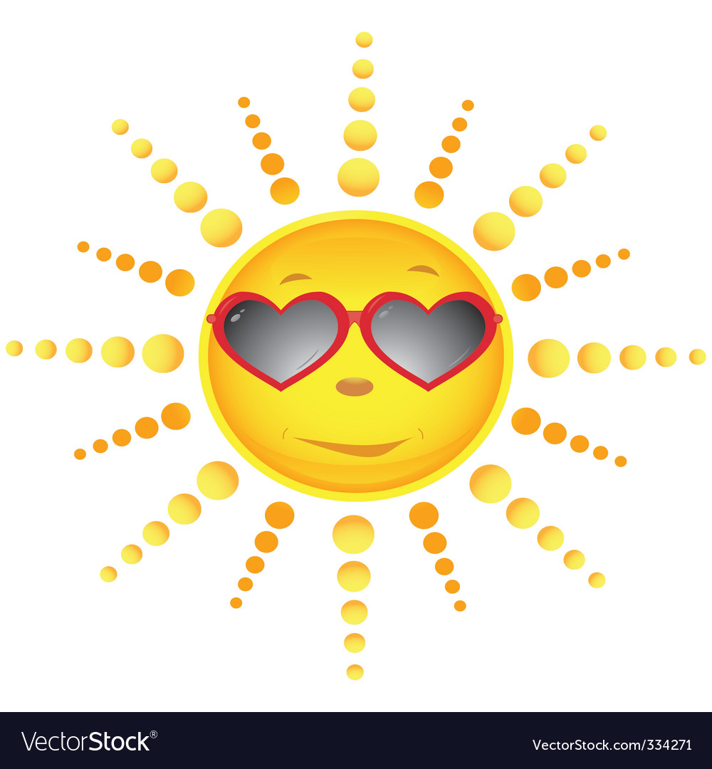 Sun cartoon Royalty Free Vector Image - VectorStock