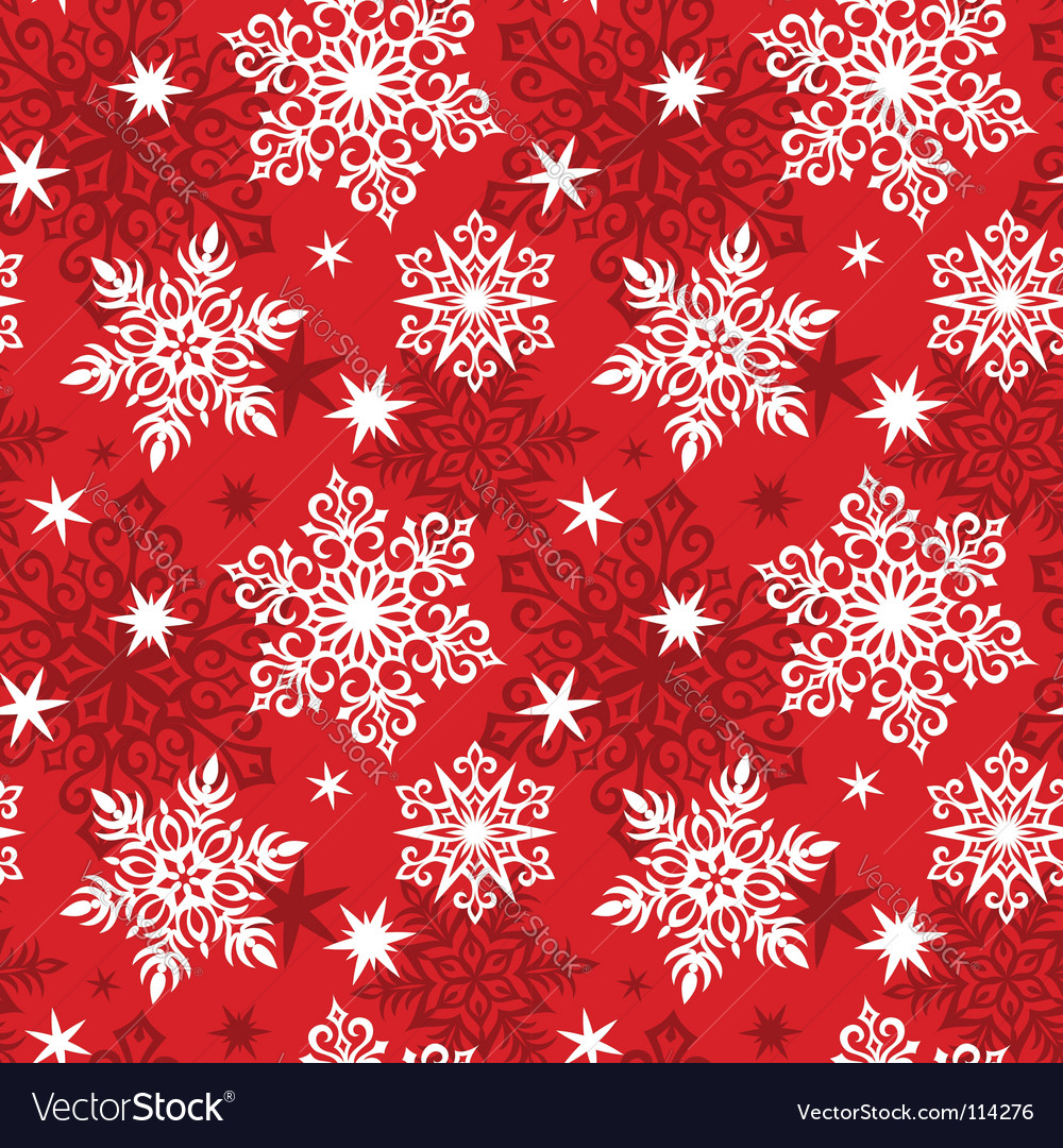 Snowflakes pattern Royalty Free Vector Image - VectorStock