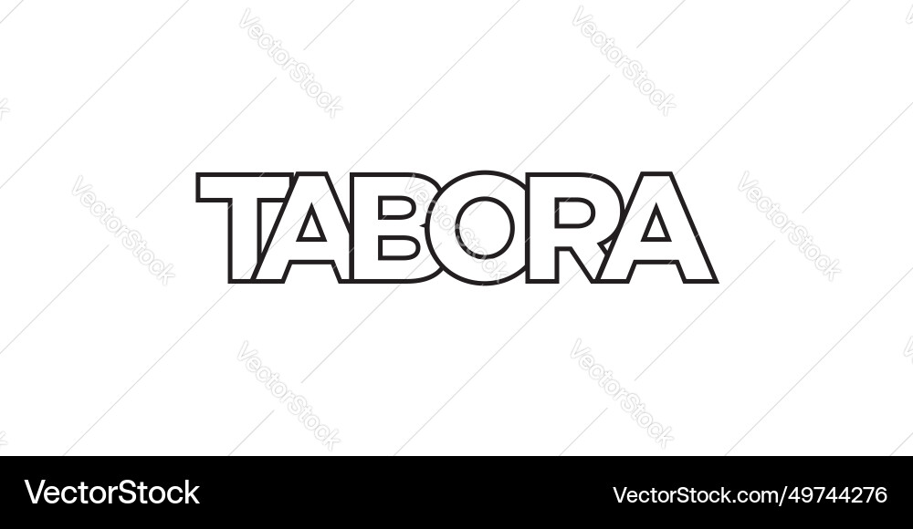 Tabora in the tanzania emblem design features Vector Image