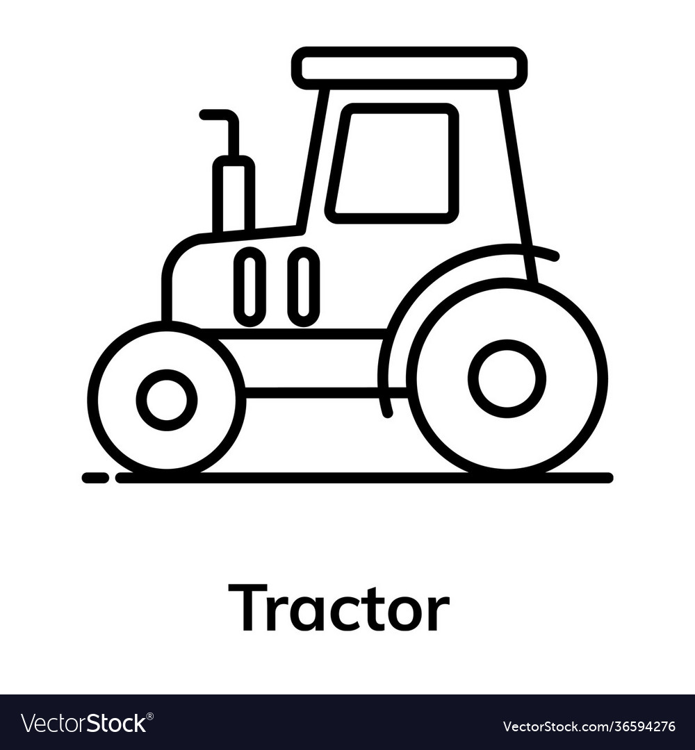Tractor Royalty Free Vector Image - VectorStock