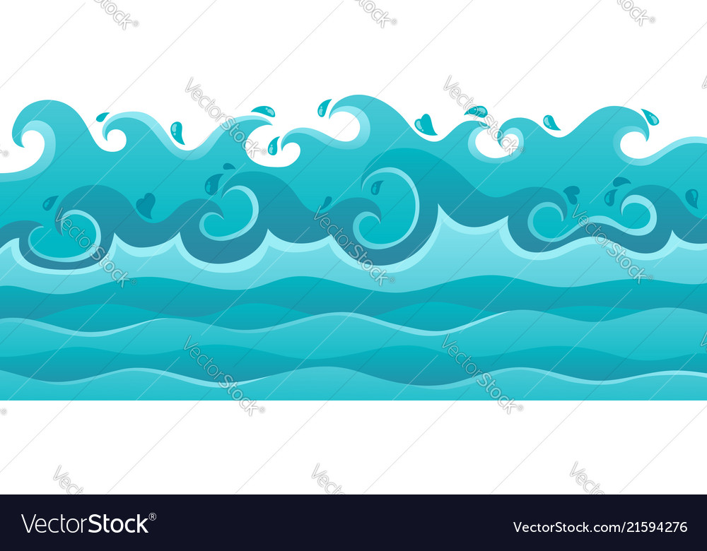 Waves theme image 6 Royalty Free Vector Image - VectorStock