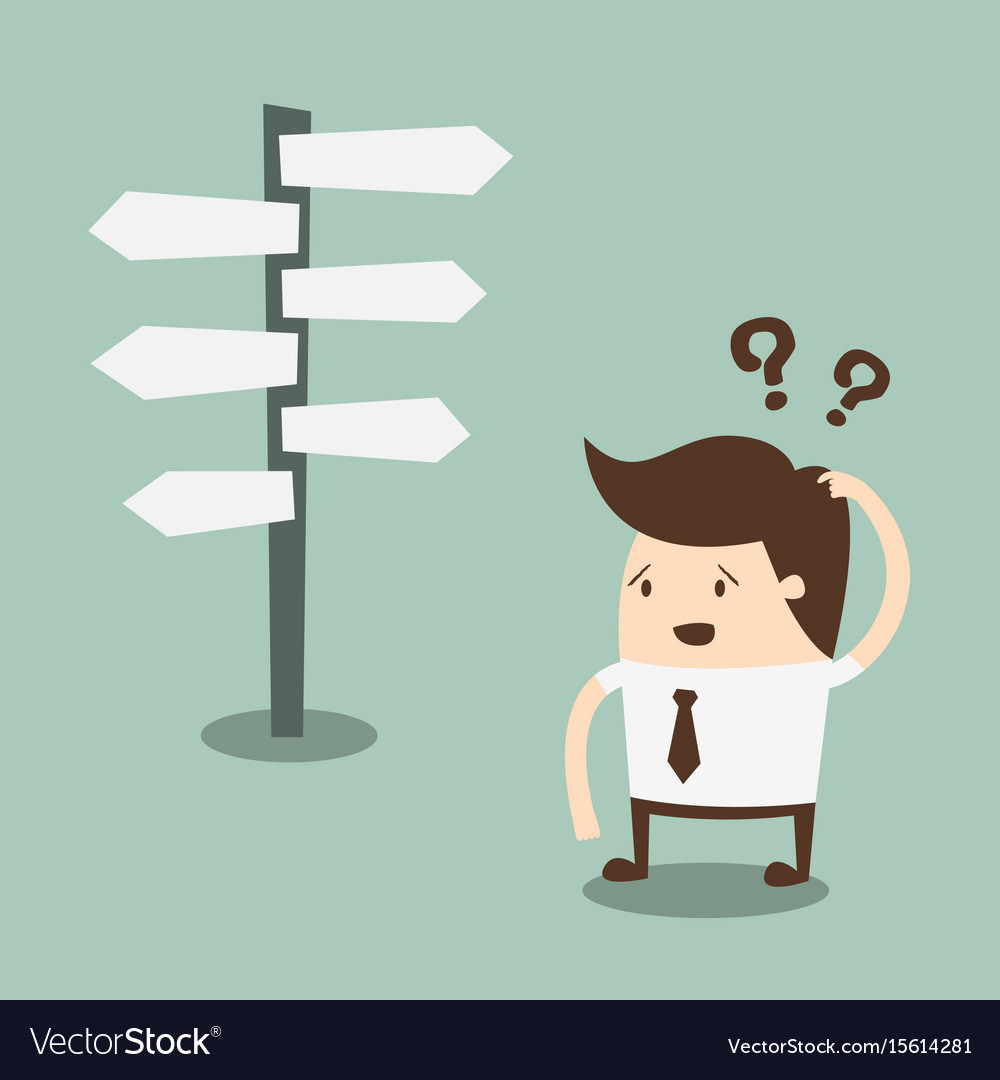 Confused Royalty Free Vector Image - VectorStock