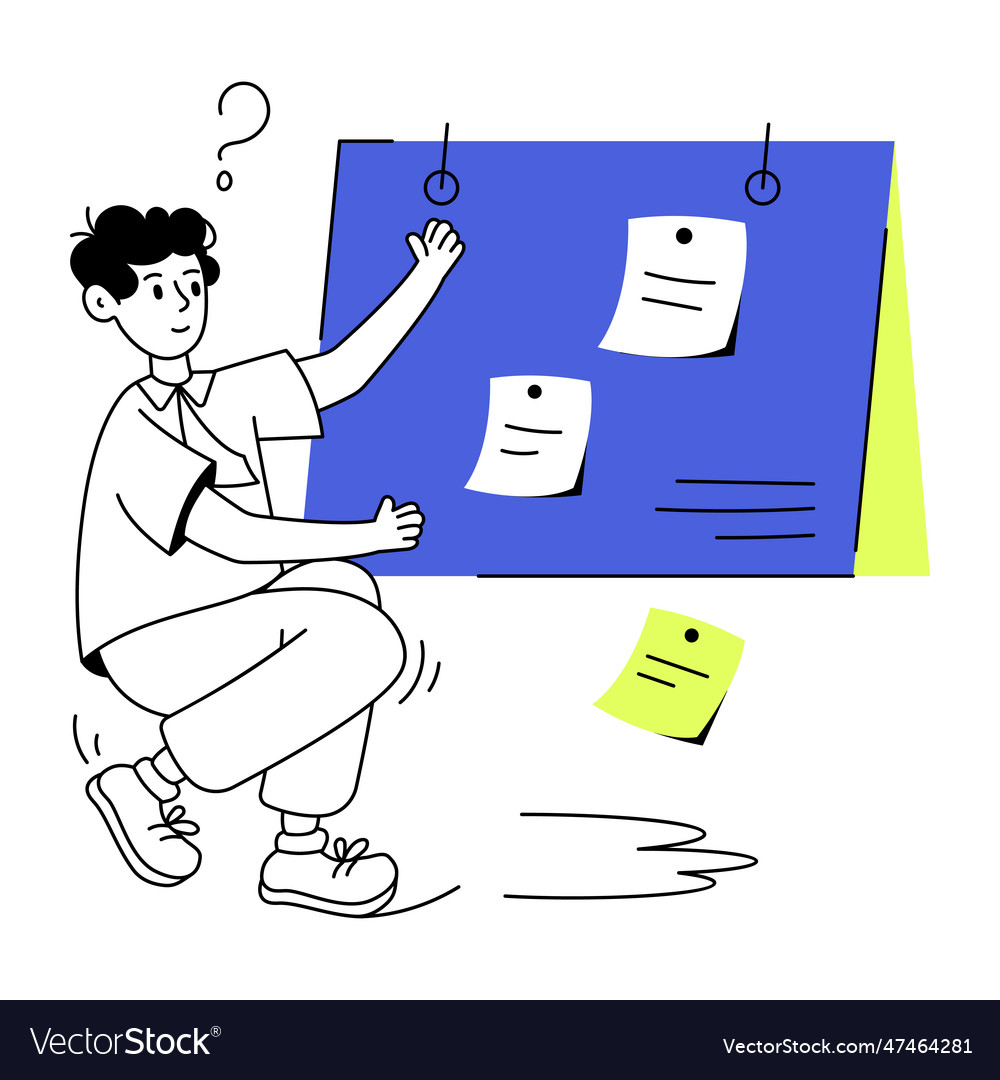 Work planning Royalty Free Vector Image - VectorStock