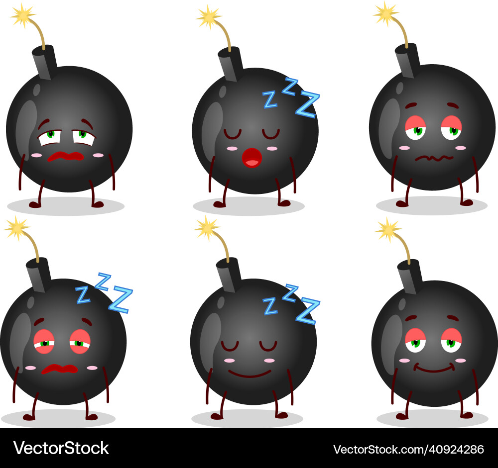 Cartoon character of bomb explosive firecracker Vector Image