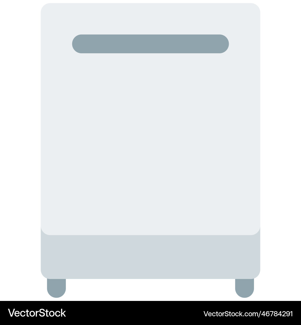 Dishwasher electric machine for cleaning cutlery Vector Image