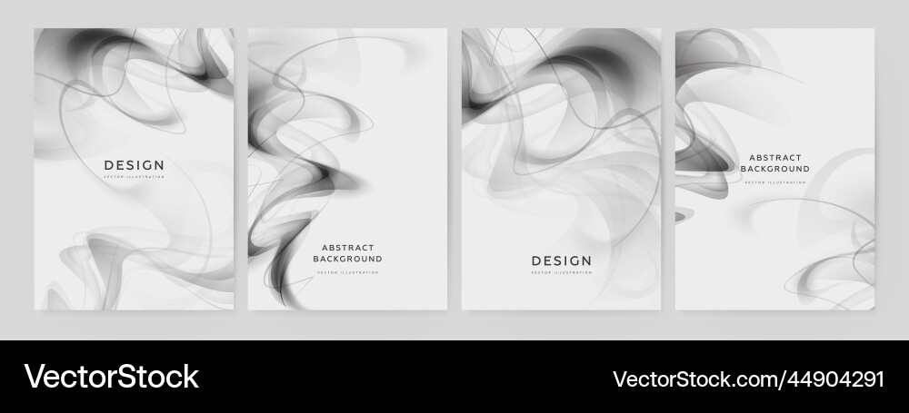 Set of abstract cover design template Royalty Free Vector