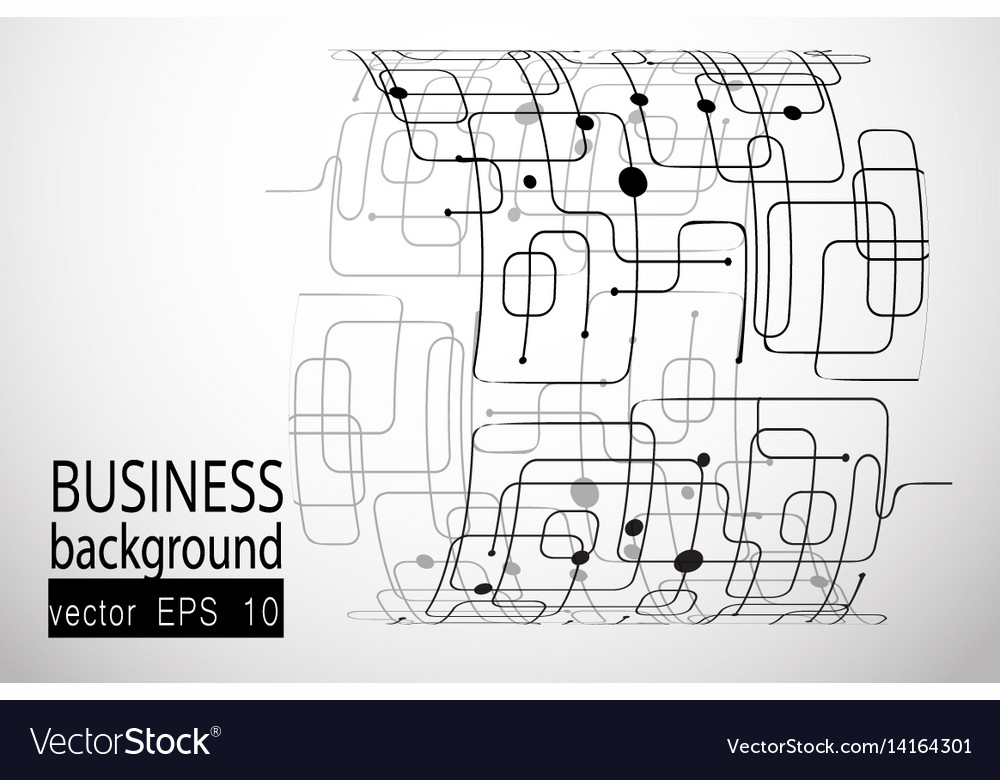 3d lines background abstract technology geometric Vector Image