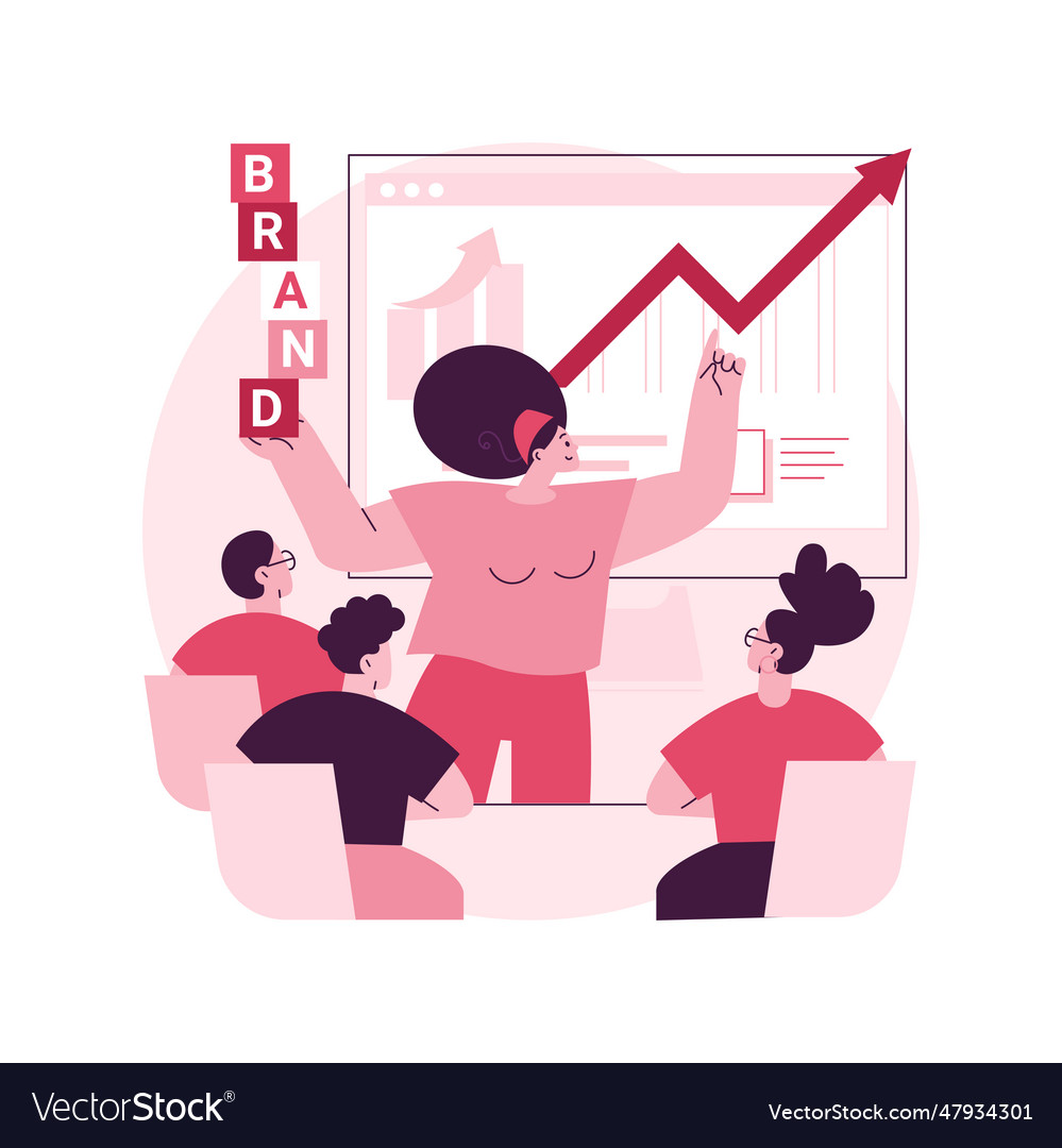 Branded Workshop Abstract Concept Royalty Free Vector Image