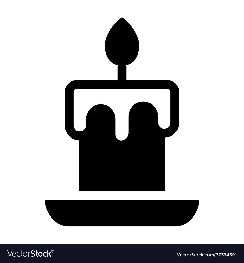 Candle Royalty Free Vector Image - VectorStock