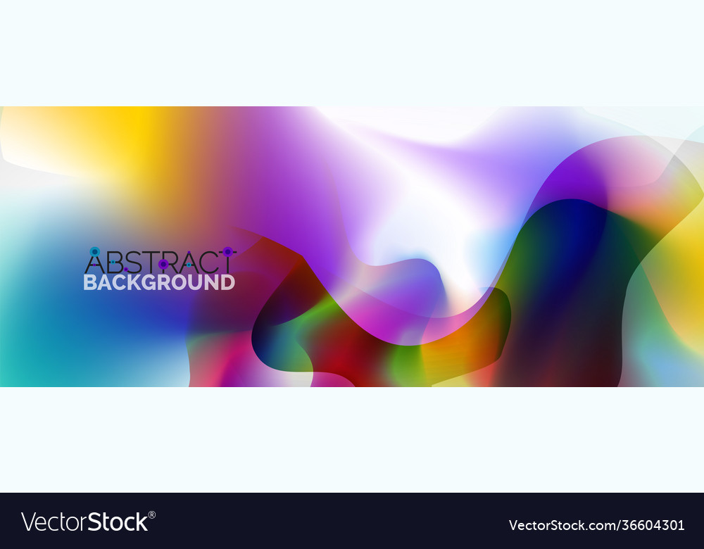 Fluid color gradient abstract background trendy Vector Image