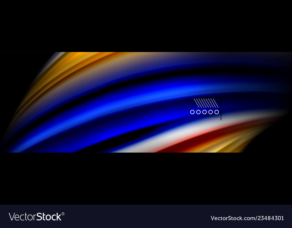 Fluid liquid wave pattern Royalty Free Vector Image