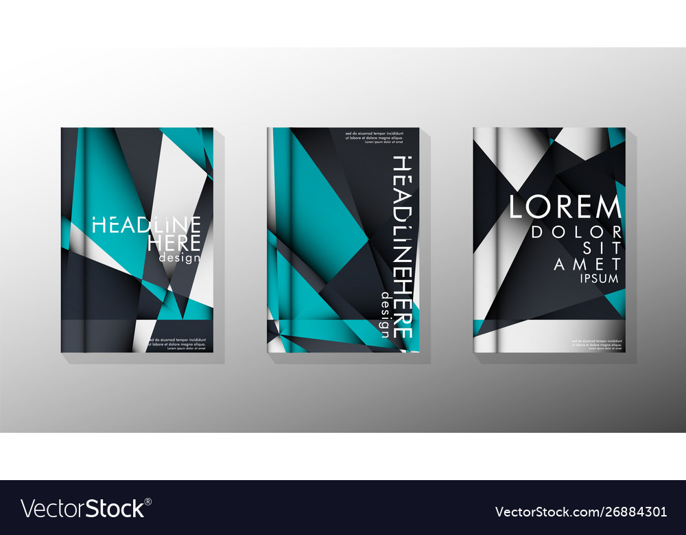 Gradient minimal geometric pattern background Vector Image