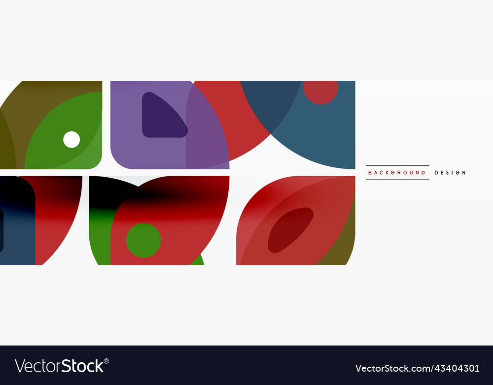 Lines squares circles and triangles geometric Vector Image