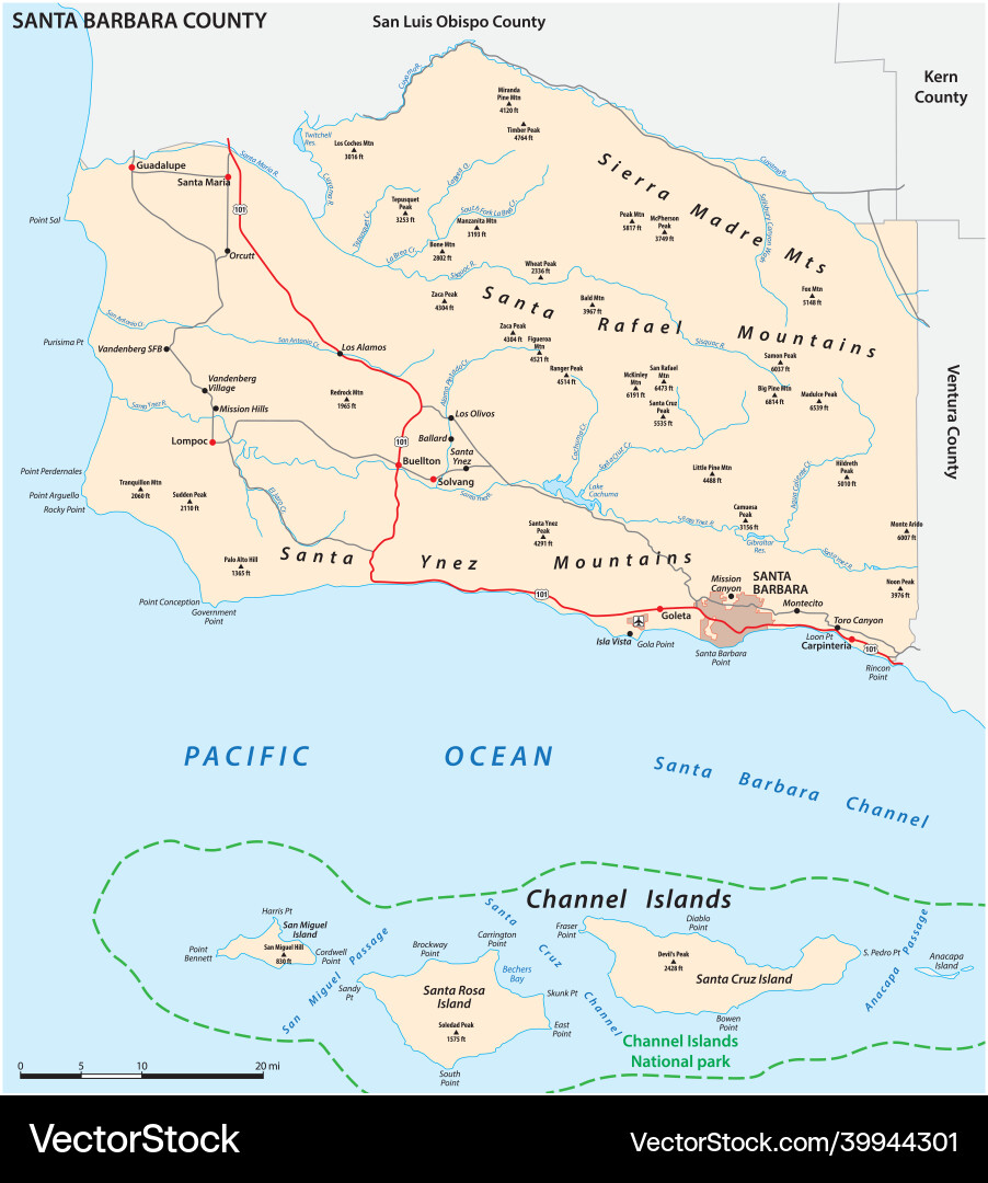 Road map of california Royalty Free Vector Image